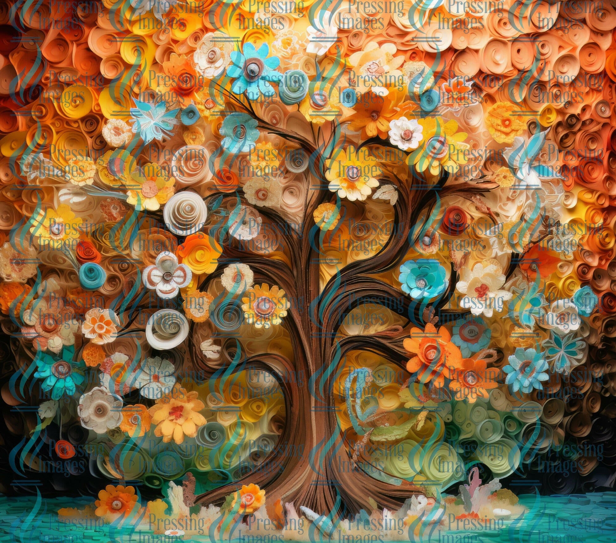 15070 Tree Tumbler Wrap – Pressing Images