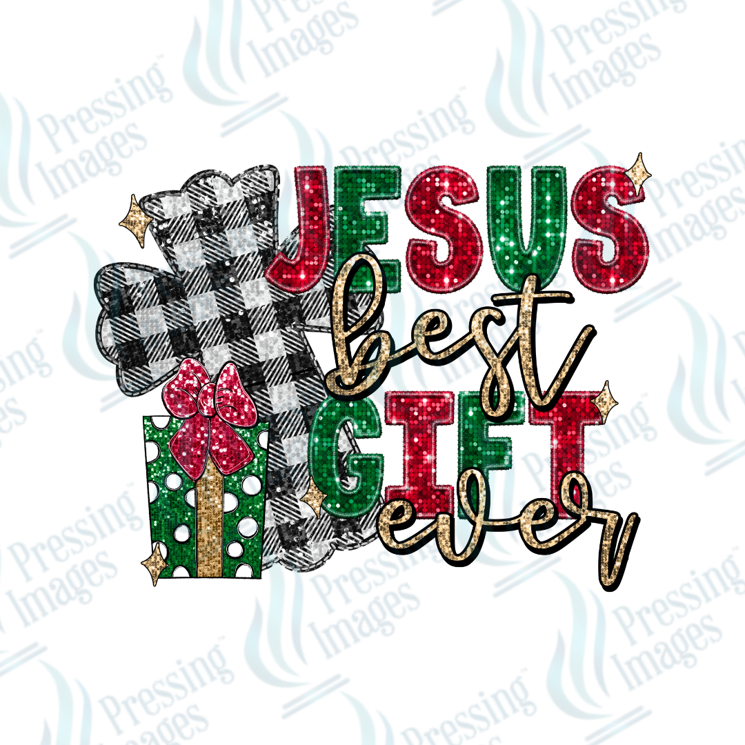Decal 2033 Jesus Best Gift Ever – Pressing Images