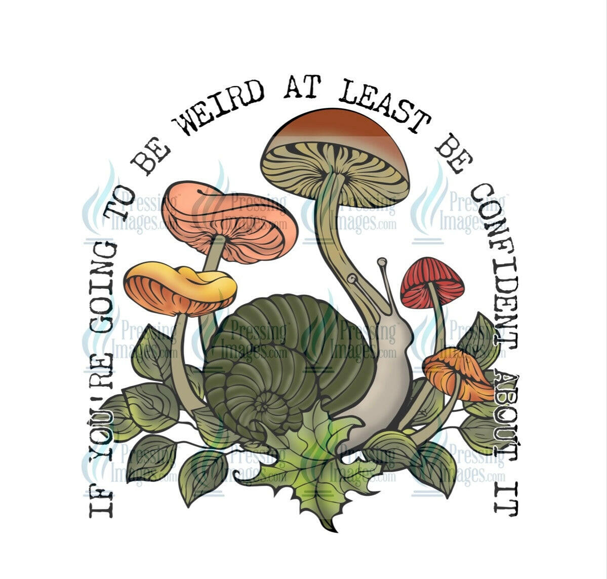 Decal: 4100 if you’re going to be weird mushrooms – Pressing Images
