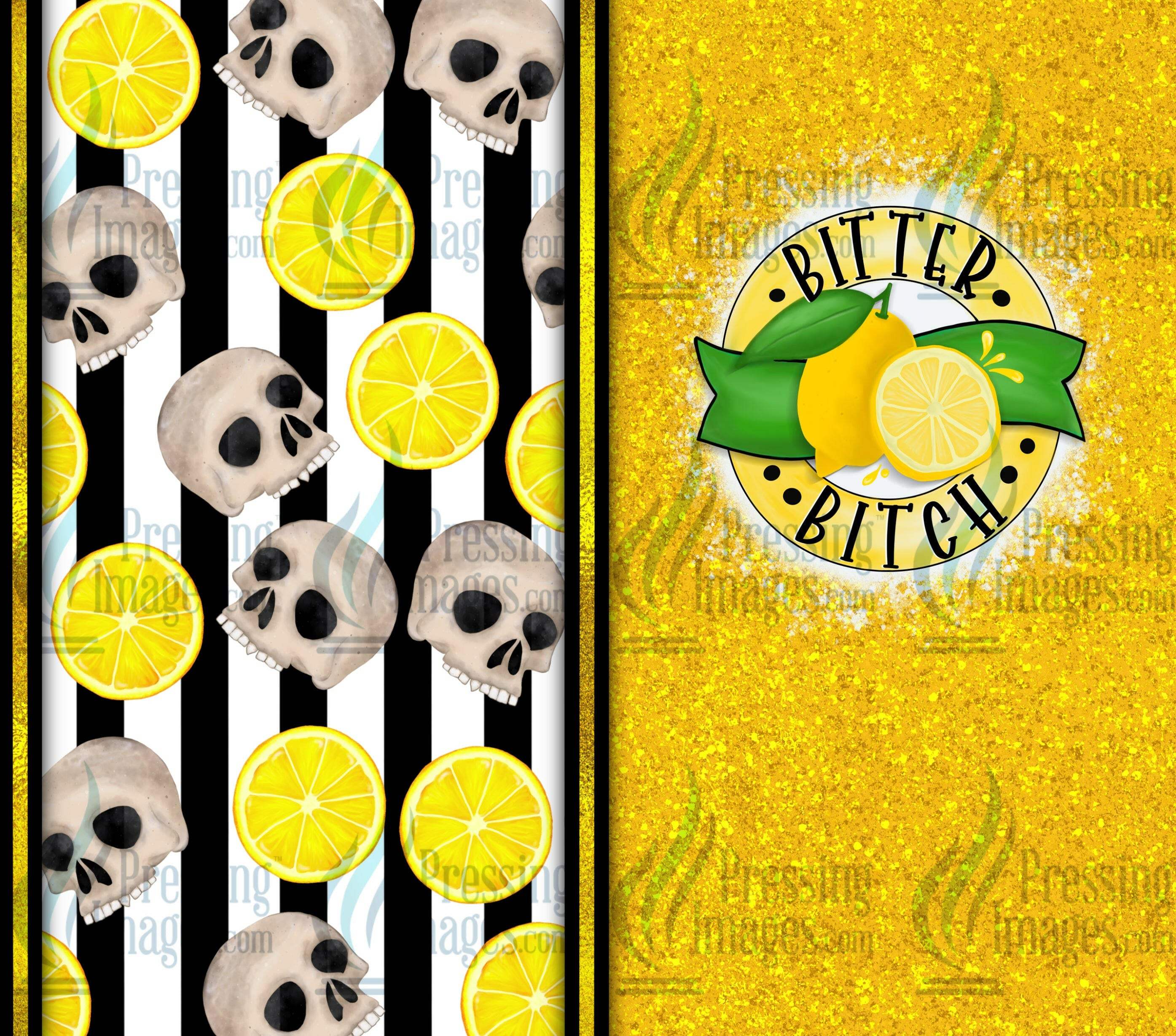 6277 Bitter Bitch Wrap - Pressing Images