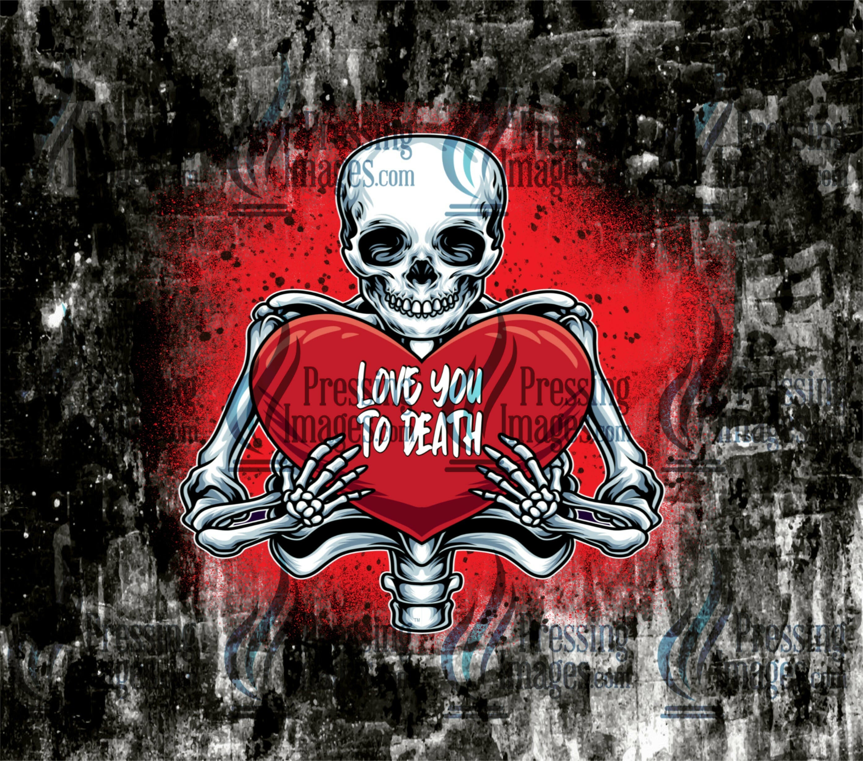 6345 Love you to Death Wrap - Pressing Images