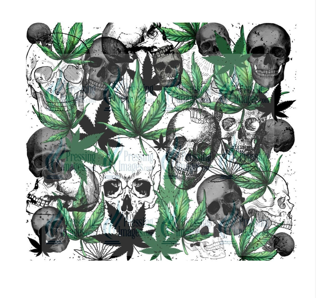 4609 skeletons and weed leaf – Pressing Images