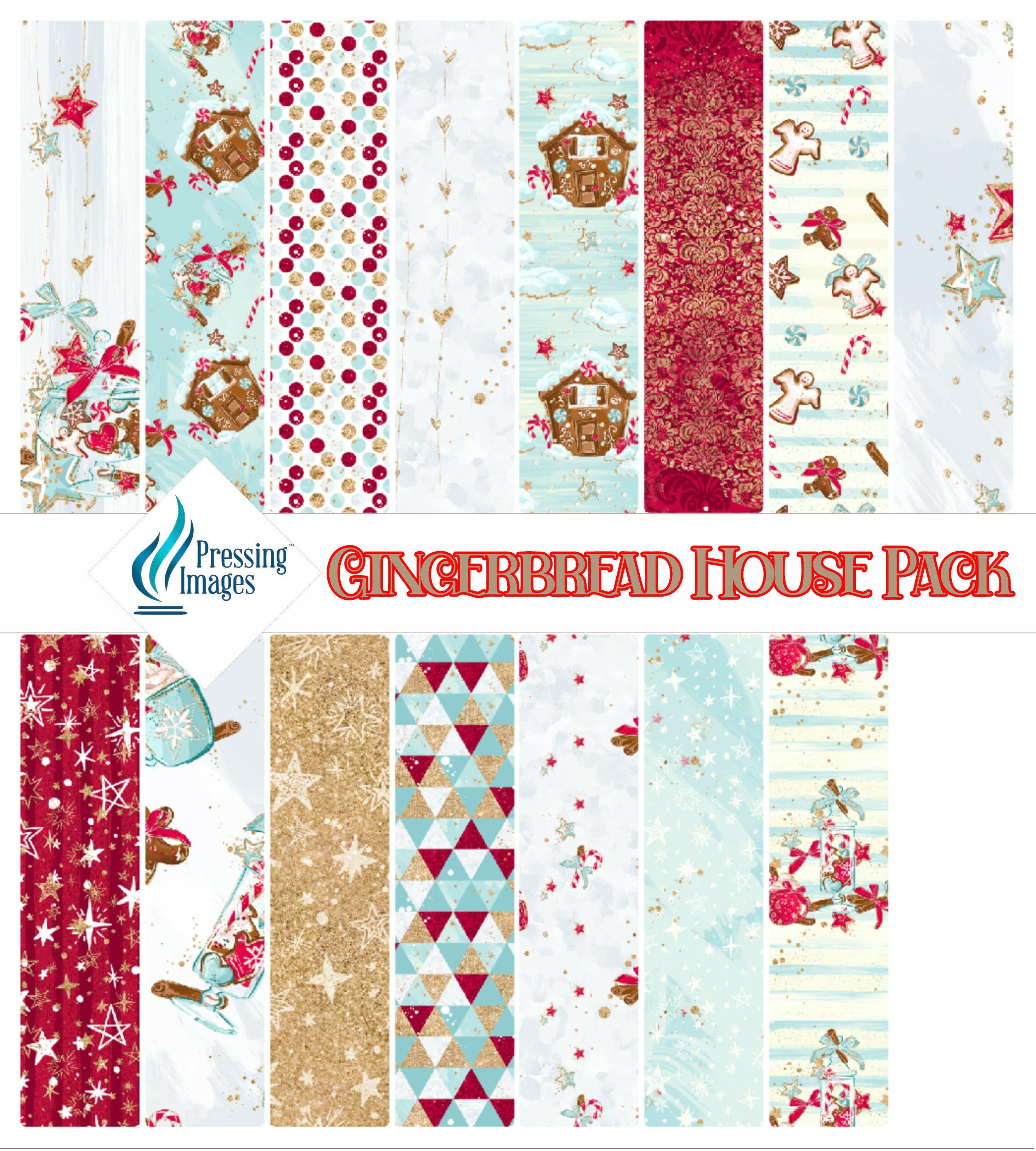 Gingerbread House Pack – Pressing Images